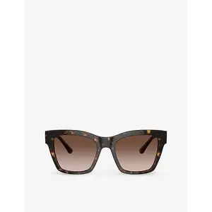 Dolce & Gabbana Square-Frame Acetate Sunglasses Black
