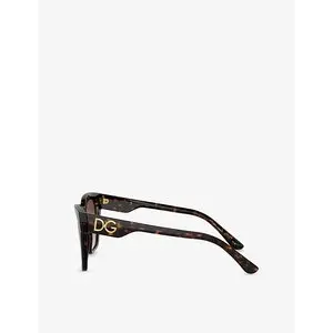 Dolce & Gabbana Square-frame Acetate Sunglasses - Havana