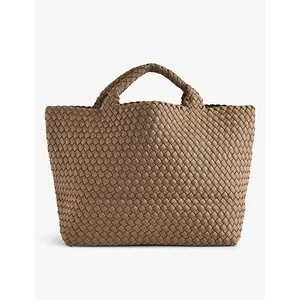 NAGHEDI St. Barths Medium Woven Tote Bag - Cashmere