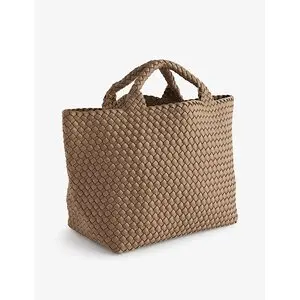 NAGHEDI St. Barths Medium Woven Tote Bag - Cashmere