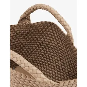 NAGHEDI St. Barths Medium Woven Tote Bag - Cashmere