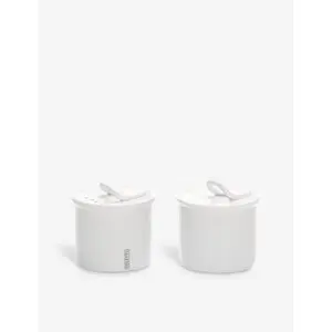 SELETTI Selab Estetico Quotidiano Porcelain Salt And Pepper Cellar Set - One-color