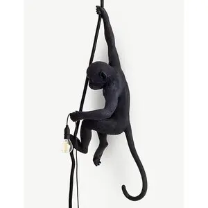 SELETTI Hanging Monkey Resin Outdoor Lamp 80cm - One-color