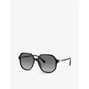SWAROVSKI Sk6003 Irregular Sunglasses - Black