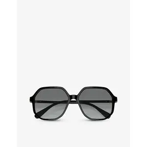 SWAROVSKI Sk6003 Irregular Sunglasses - Black