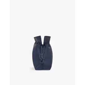 Loewe Flamenco Logo-embossed Mini Leather Bag - Abyss Blue