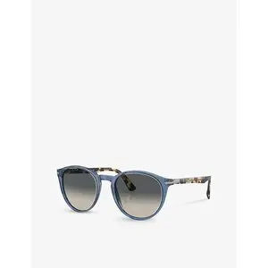 Persol Po3152s Round-frame Sunglasses - Blue