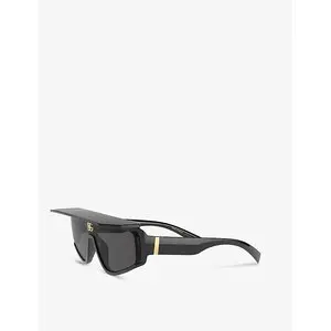 Dolce & Gabbana Dg6177 Rectangle-frame Sunglasses - Black