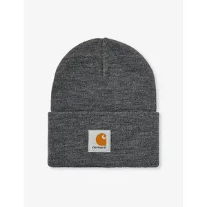 Carhartt Work In Progress Acrylic Knitted Beanie Hat Dark Grey Heather