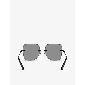 Michael Kors Mk1150 Quebec Square-frame Sunglasses - Grey