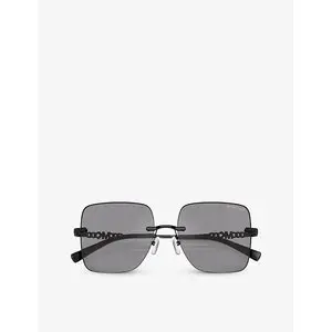 Michael Kors Mk1150 Quebec Square-frame Sunglasses - Grey