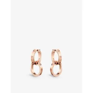 CARTIER Love 18ct Hoop Earrings - Rose Gold