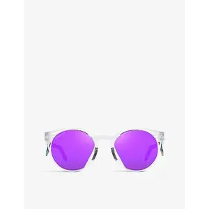 Oakley Hstn Metal Round-frame Sunglasses - White