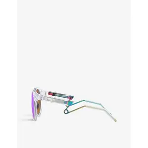 Oakley Hstn Metal Round-frame Sunglasses - White