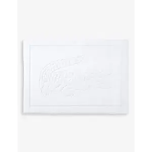 Lacoste Branded Cotton 55cm X 80cm - Blanc