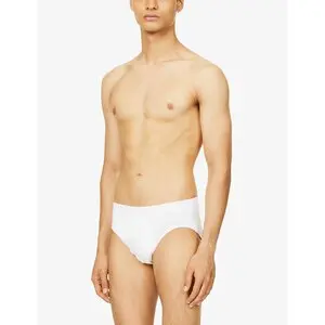 Hanro Natural Function Stretch-jersey Briefs - White