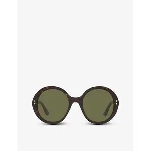 Gucci Gg1081s Round-frame Sunglasses