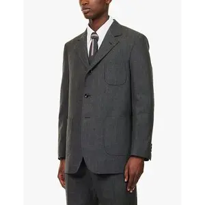 Thom Browne Single-breasted Notch-lapel Wool Blazer