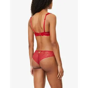 AUBADE Danse Des Sens Floral-embroidered Lace Bra