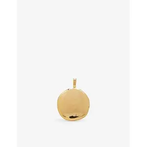 Monica Vinader Deia Locket - Yellow Gold
