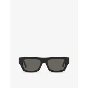 Gucci Rectangle-frame Sunglasses - Black