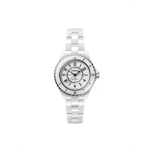 Chanel J12 Ceramic And Steel Automatic Watch - White