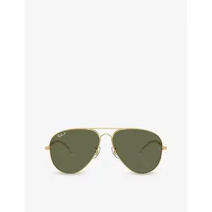 Ray-ban Aviator Metal Sunglasses - Gold