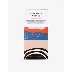 THE CHOCOLATE SOCIETY Flat White Coffee White And Dark Chocolate 80g - One-color