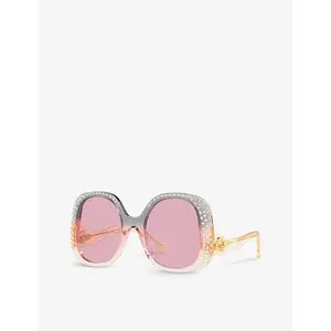 Gucci Round-frame Polyamide Sunglasses