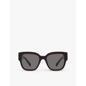Versace Ve4437u Pillow-frame Sunglasses - Red