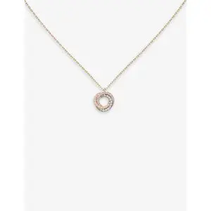 Cartier Trinity 18ct And Diamond Pendant Necklace - Gold