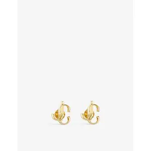JIMMY CHOO Jc Logo Stud Earrings - Gold