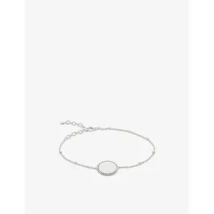 Monica Vinader Deia Beaded Pendant Bracelet - Sterling Silver