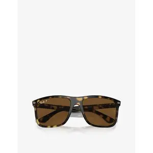 Ray-ban Rb4547 Polished-frame Sunglasses - Brown