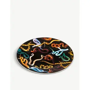 SELETTI Wears Toiletpaper Porcelain Snake Plate 27cm - One-color