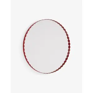 HAY Muller Van Severen Arcs Round Mirror 60cm - Red