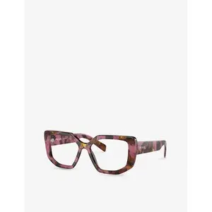 Prada Irregular-frame Acetate Optical Glasses