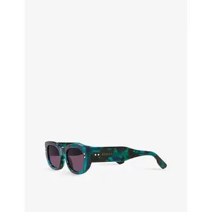 Gucci Rectangle-frame Acetate Sunglasses