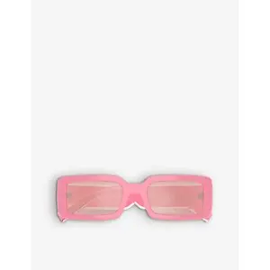 Dolce & Gabbana Dg6187 Rectangle-frame Sunglasses - Pink