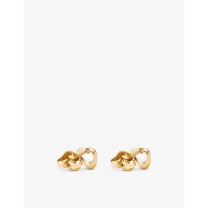 Tiffany & Co. Open Heart 18k Yellow Stud Earrings