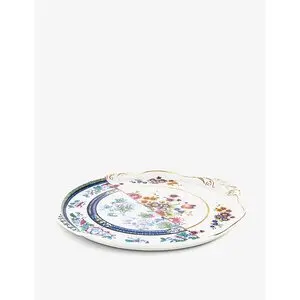 SELETTI Hybrid Dorotea Bone China Porcelain Tray 35cm - One-color