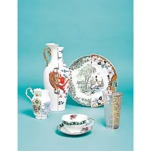SELETTI Hybrid Dorotea Bone China Porcelain Tray 35cm - One-color