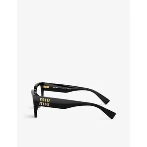 Miu Miu Mu 02xv Rectangle Eyeglasses