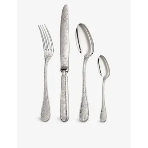 Christofle Jardin D'eden Silver Plated 24-piece Cutlery Set - One-color
