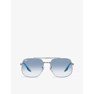Ray-ban Polished-metal Sunglasses - Grey