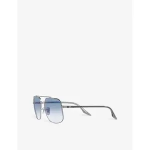 Ray-ban Polished-metal Sunglasses - Grey