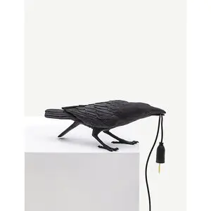 SELETTI Bird Playing Resin Lamp 10.5cm - One-color