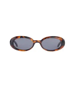 Le Specs Work It Oval-frame Sunglasses