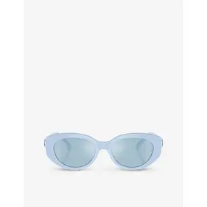 SWAROVSKI Sk6002 Oval Sunglasses - Blue