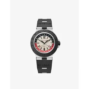 BVLGARI Aluminium Gmt Automatic Watch - Black